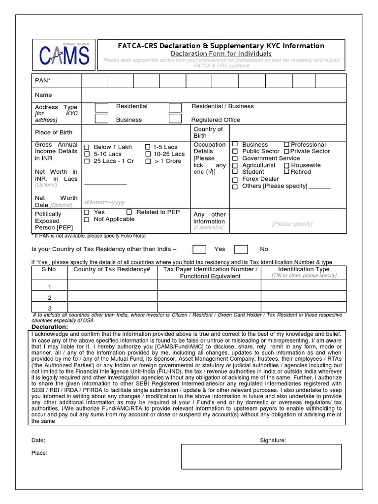FATCA Cams PDF | Download Free PDF | Taxes | Social Institutions