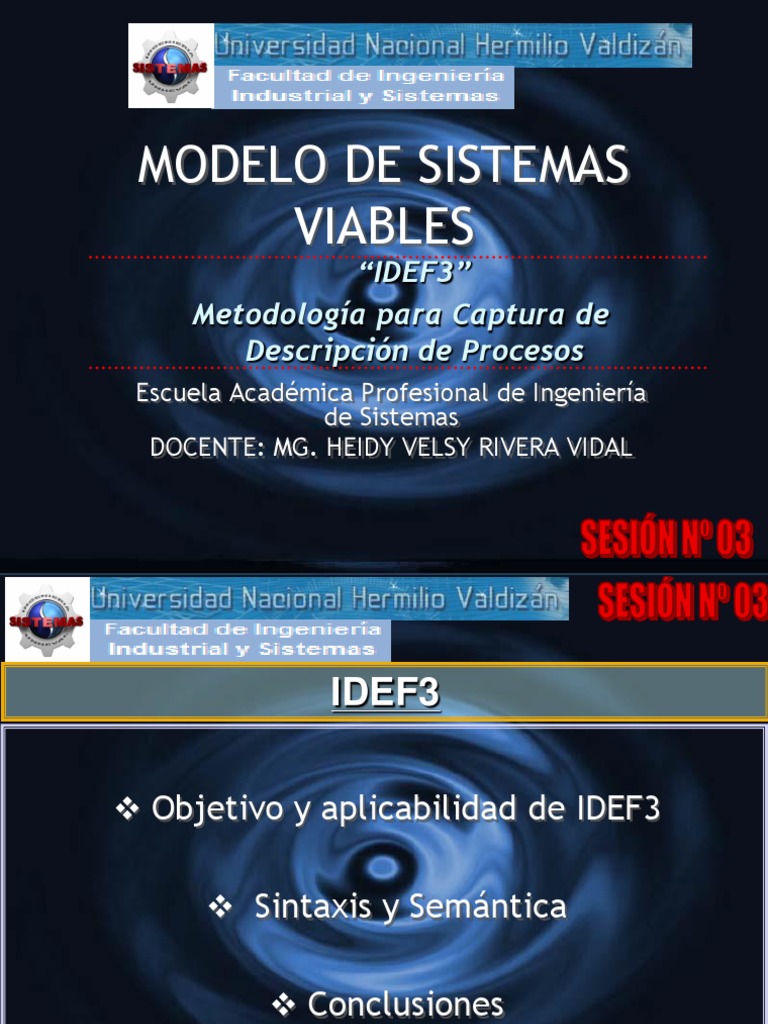 Sesión #03 - Idef 3 | PDF | Informática | Informática y tecnología de la información