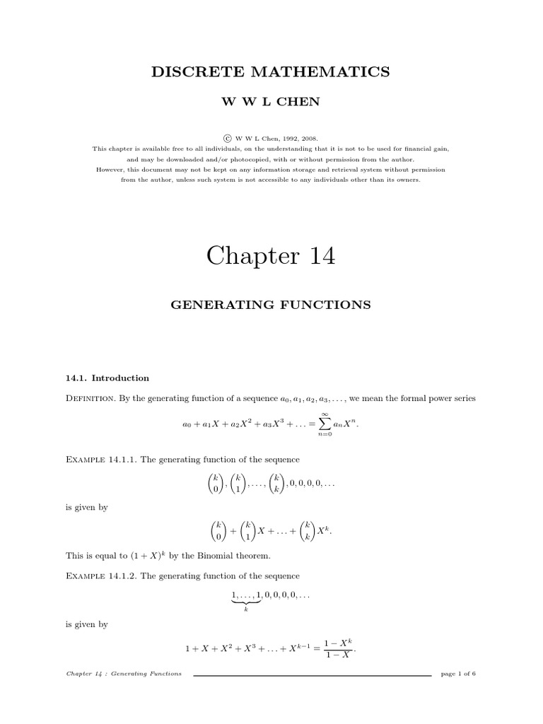 dm14 PDF | PDF | Theorem | Discrete Mathematics