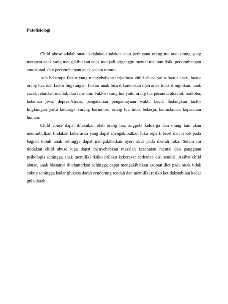 PATHWAY Child Abuse | PDF