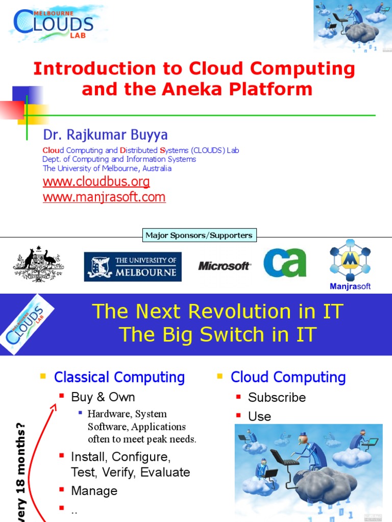 Aneka Cloud Introduction | PDF | Platform As A Service | Cloud Computing