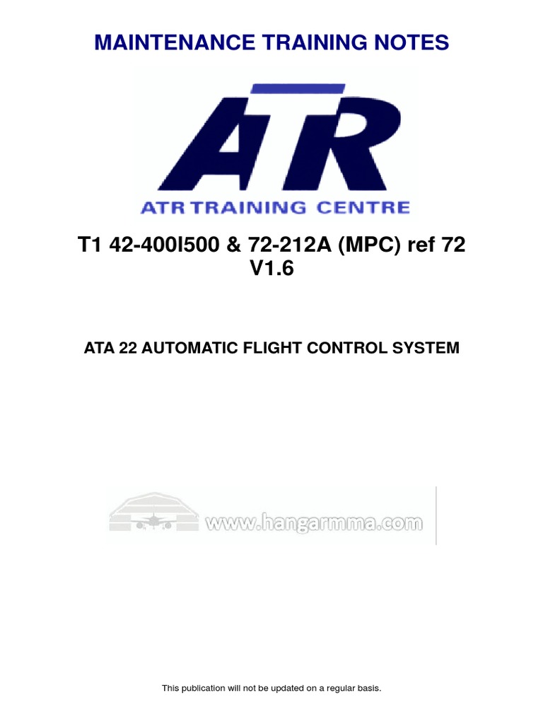 AMM ATA 22 (www.hangarmma.com).pdf | Aircraft Flight Control System ...