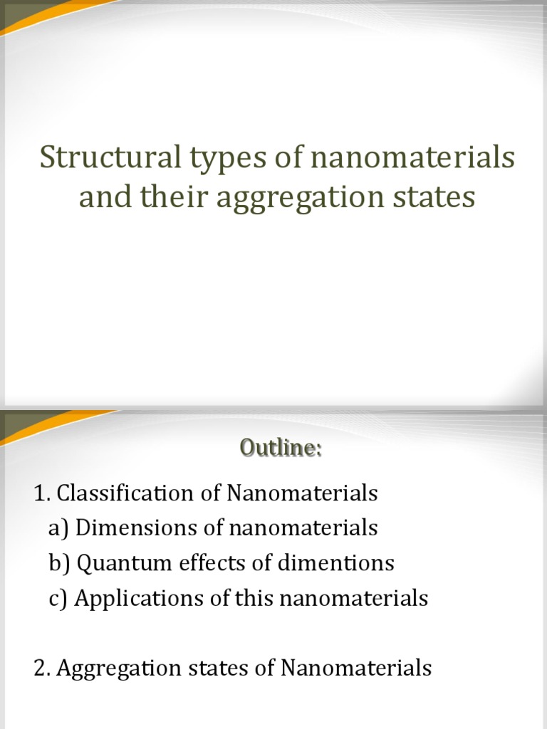 Structural Types of Nanomaterials | PDF | Nanomaterials | Nanowire