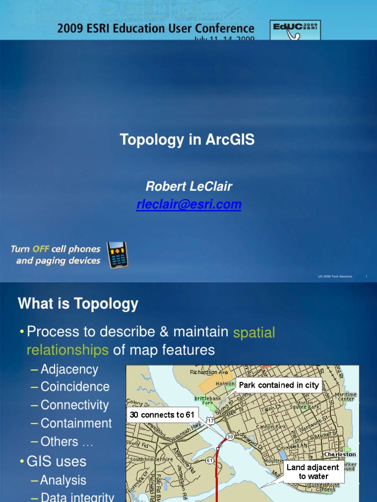 ArcGIS Topology User Conf09 PPT | Esri | Arc Gis