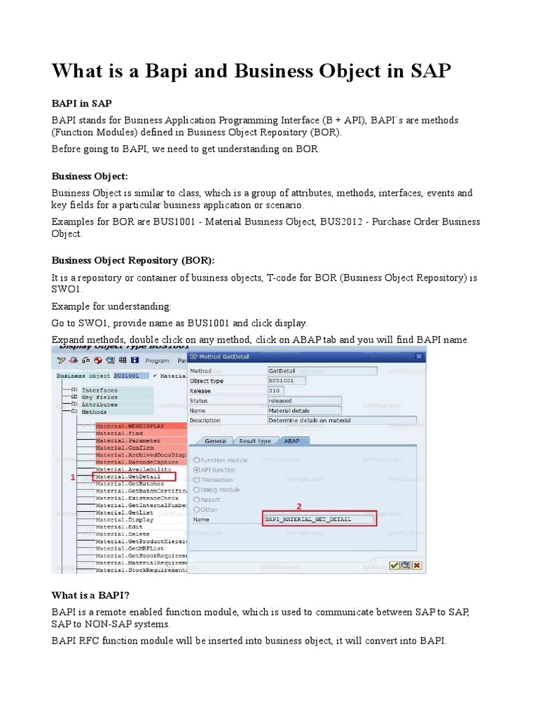 Bapi | PDF | Application Programming Interface | Parameter (Computer Programming)