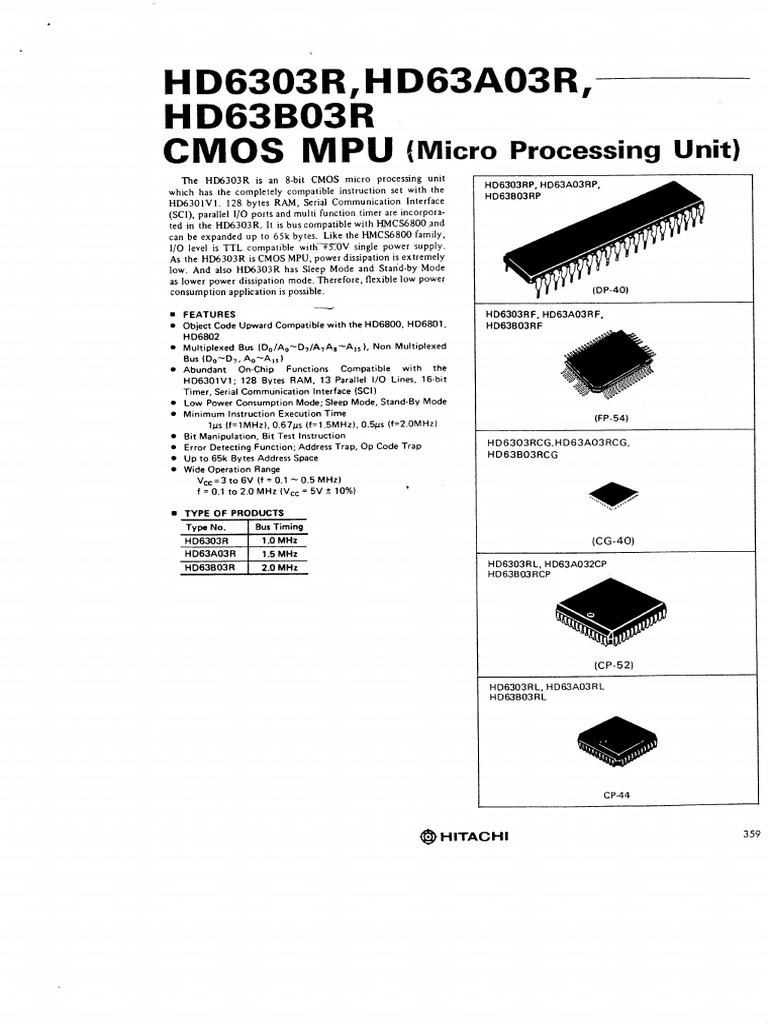 HD 6303 RP | PDF