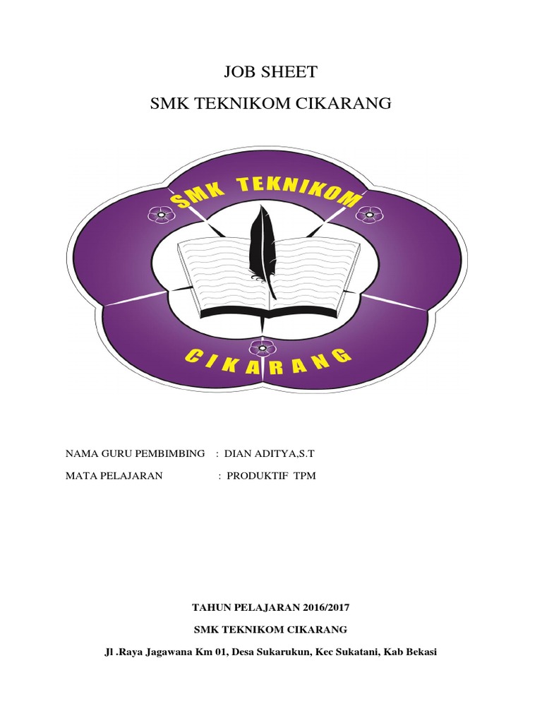 Cover Job Sheet | PDF