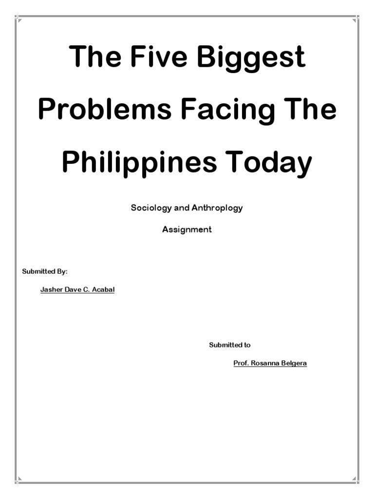 The Five Biggest Problems Facing the Philippines Today | Substance ...