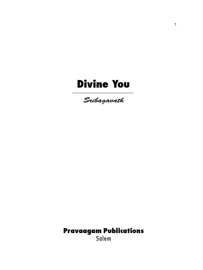 Divine You PDF | PDF | Thought | Id