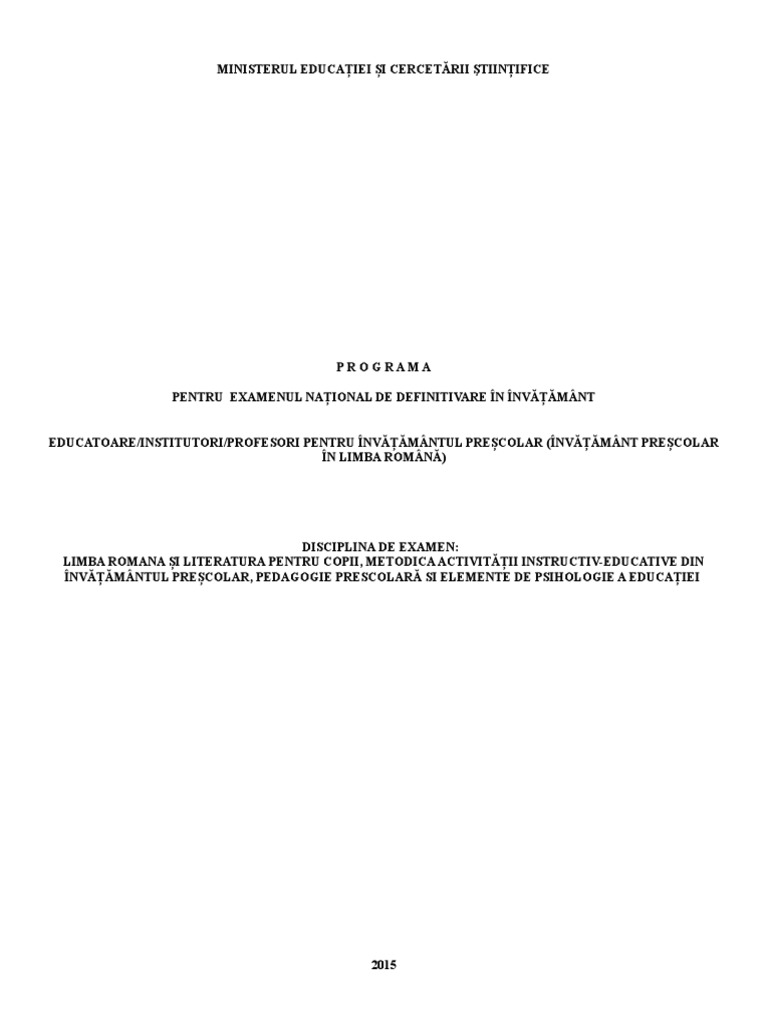 Programa Definitivat Educatori | PDF