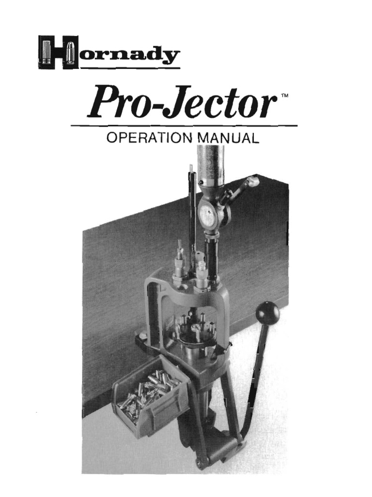 Hornady ProJector Manual | PDF