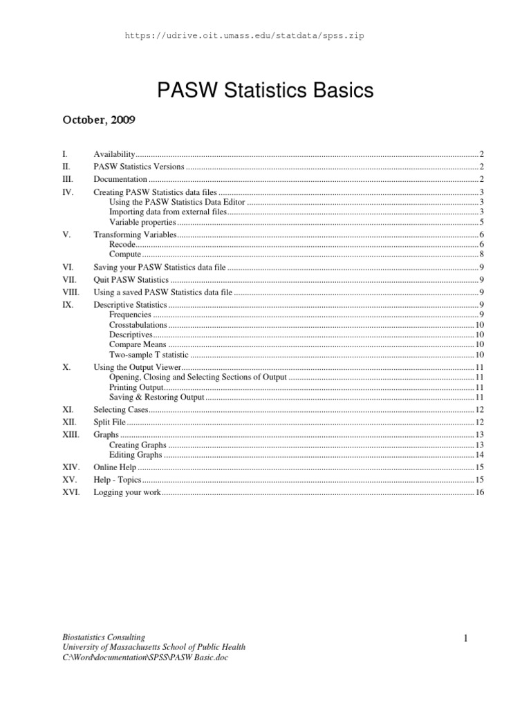 Spss Basic | PDF