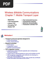 Indirect TCP, Snooping TCP, Mobile TCP - Mobile Transport Layer | PDF | Transmission Control ...