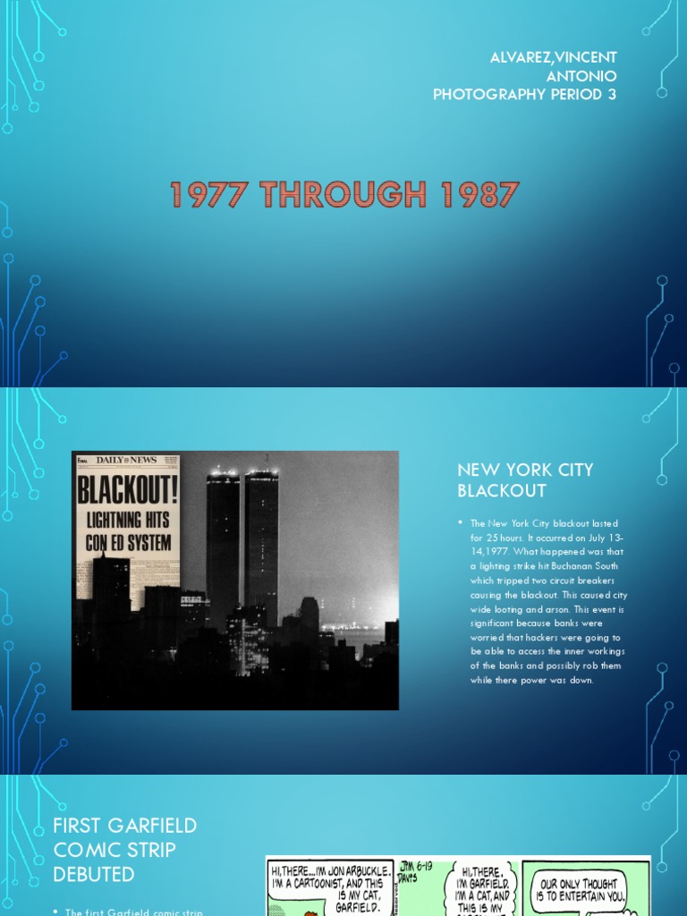 Key Events from 1977 to 1981 | PDF | Politics | Travel