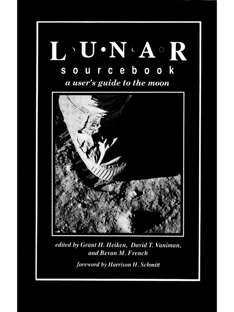 Lunar Source Book | PDF | Basalt | Moon
