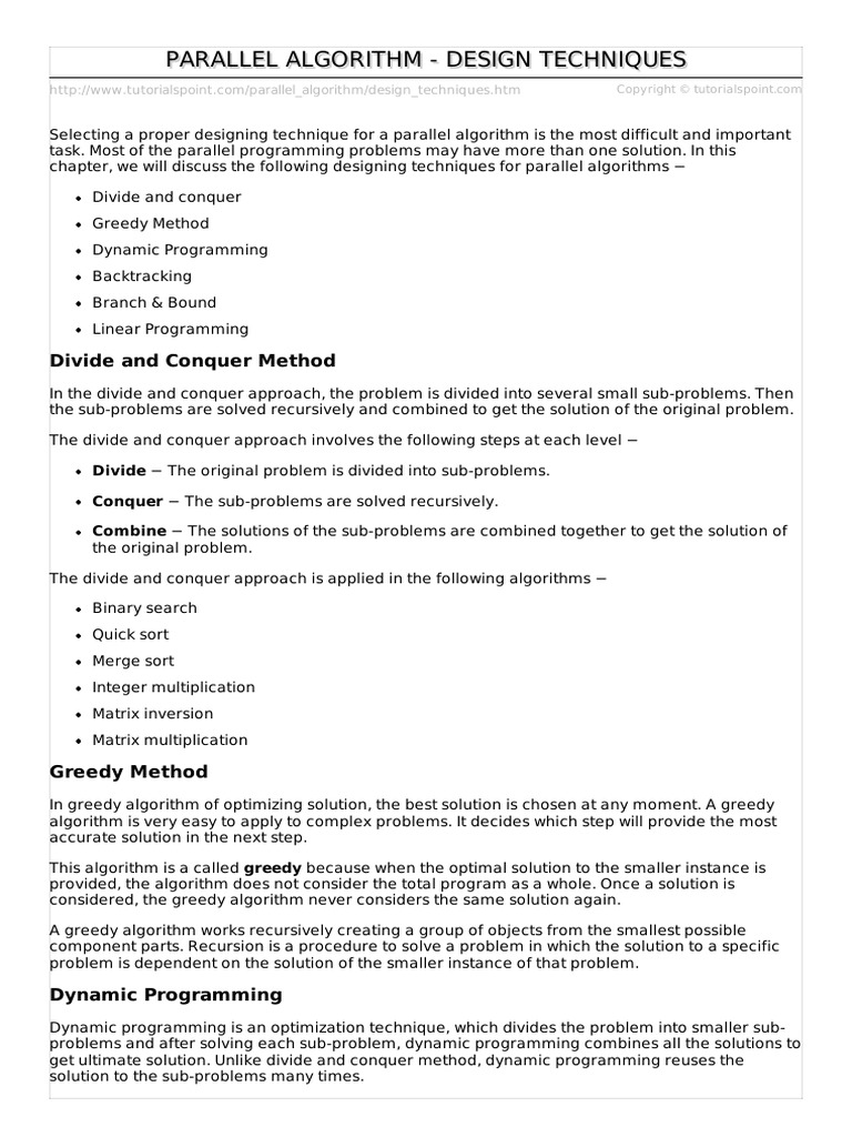 Design Techniques | PDF | Dynamic Programming | Mathematical Optimization