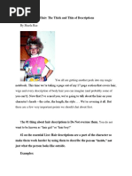 Descriptive Words for Hair Types | PDF | Hair | Afro