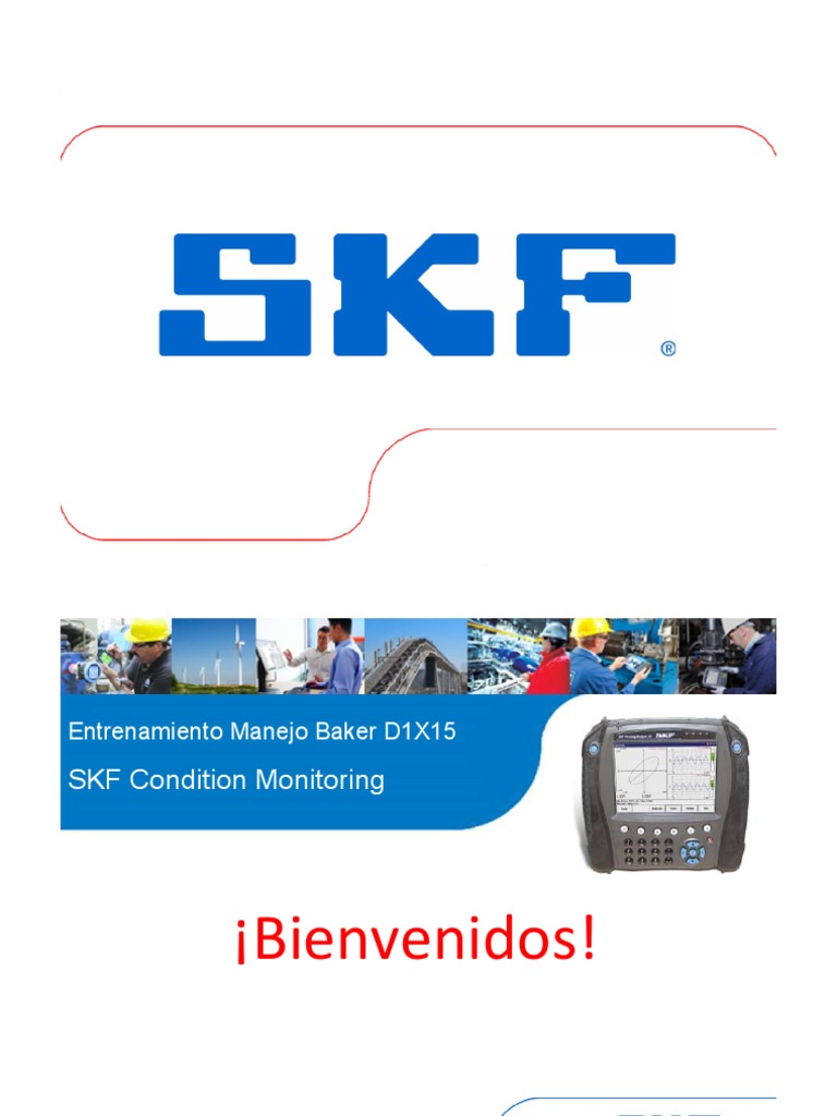 Presentación Manejo Equipo SKF Baker DX15 | PDF | Resistencia Eléctrica y Conductancia | Inductor