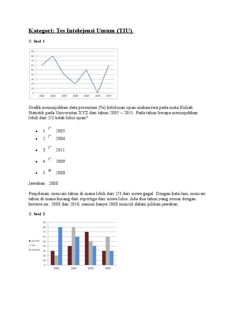 Contoh Soal CAT | PDF