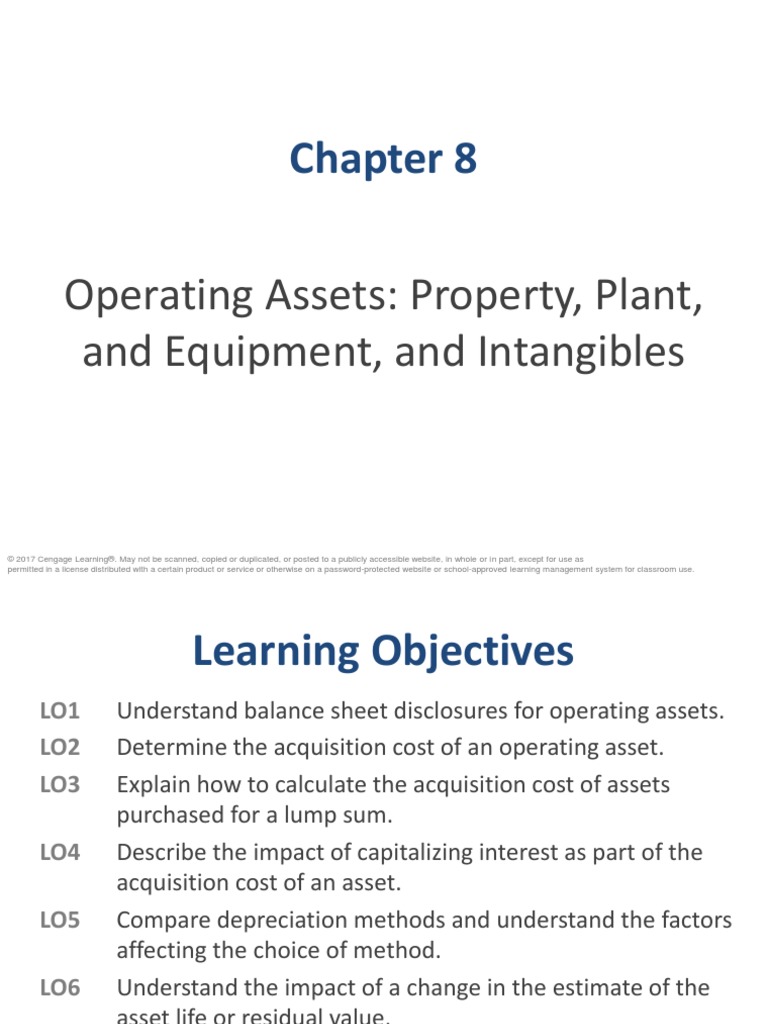 Financial Accounting - Chapter 8 | PDF | Depreciation | Book Value