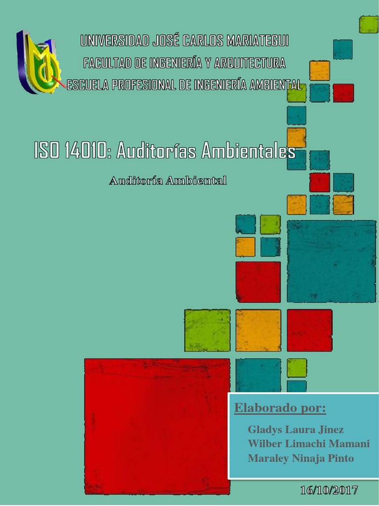 ISO 14010: Principios de Auditoría Ambiental | PDF | Contralor | Toma ...