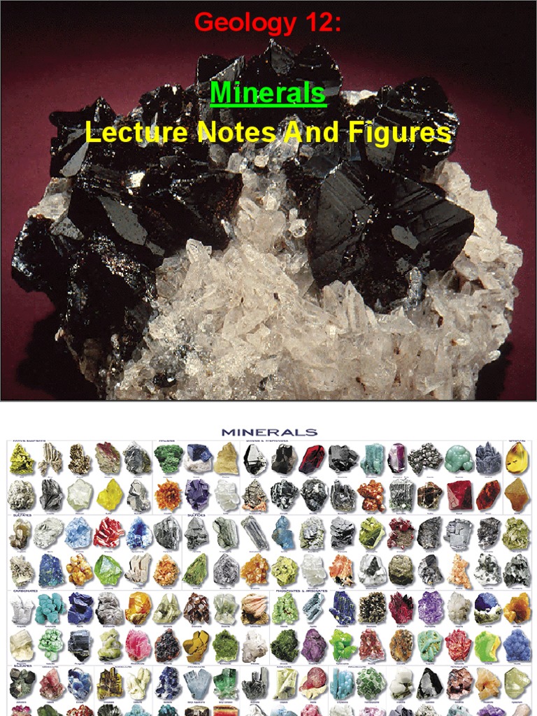 Geol-Mineral Identification | PDF | Minerals | Quartz