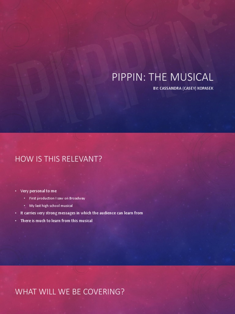 Pippin | PDF | Entertainment | Performing Arts