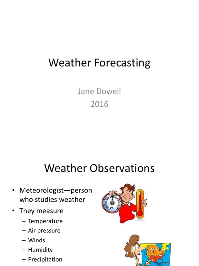 Weather Forecasting | PDF