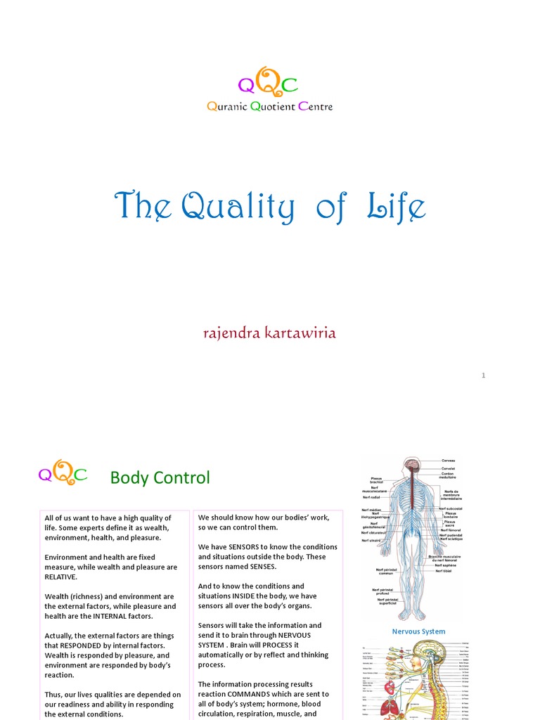 The Quality of Life | PDF | Brain | Subsidy