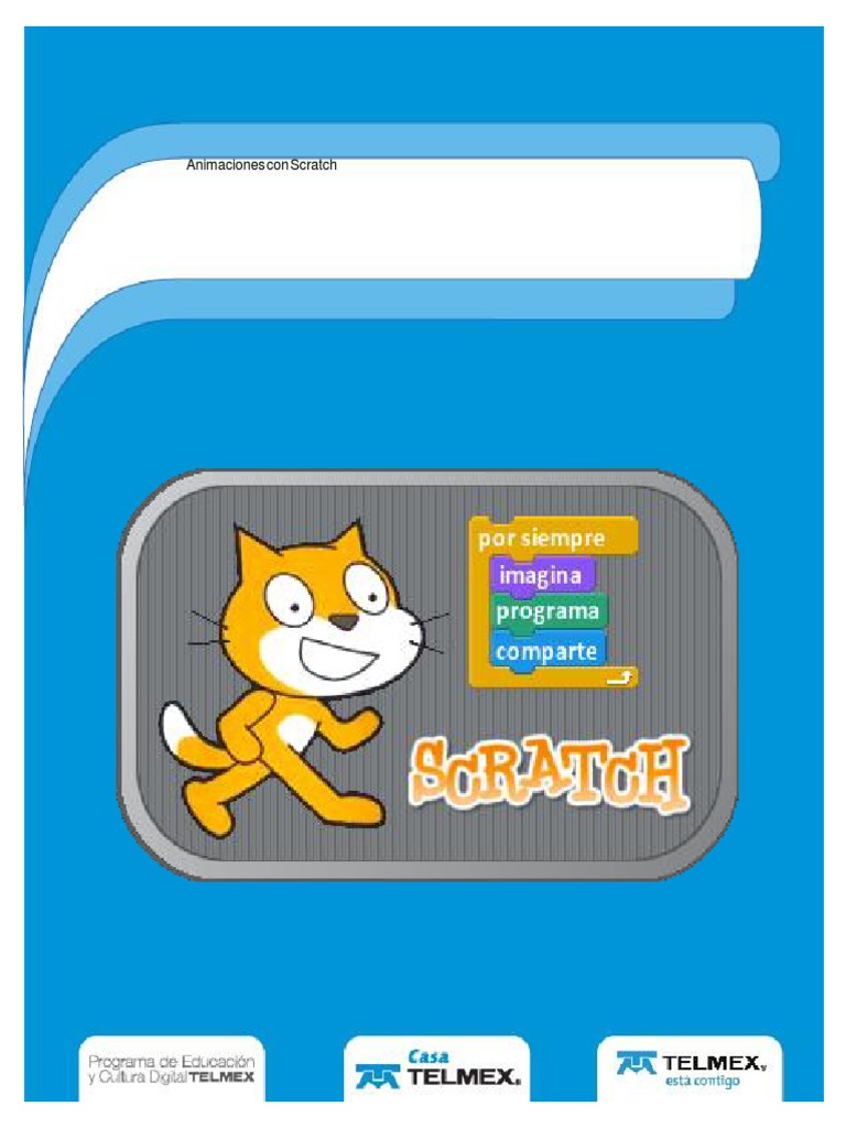 Animaciones Con Scratch | PDF | Scratch (lenguaje de programación) | Point and Click