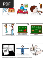 Pegatinas Asignaturas Pictogramas | PDF | Estudios de idiomas extranjeros