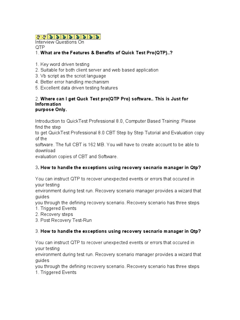 QTP Dmps | PDF | Object (Computer Science) | Microsoft Excel