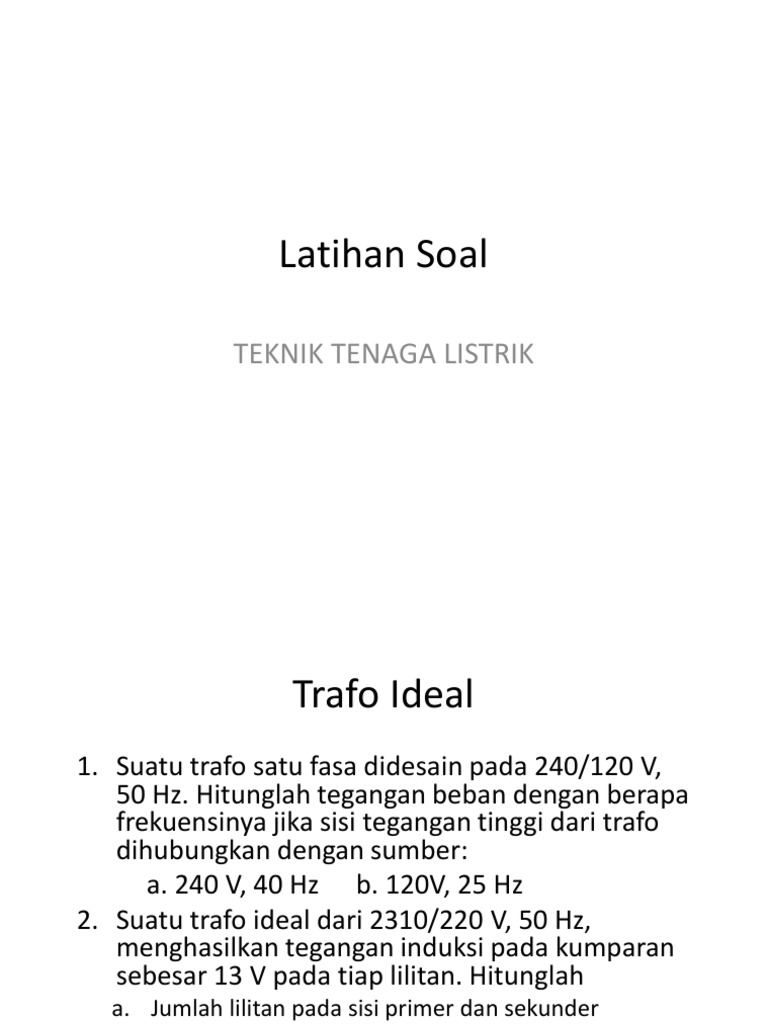 Latihan Soal TTL | PDF