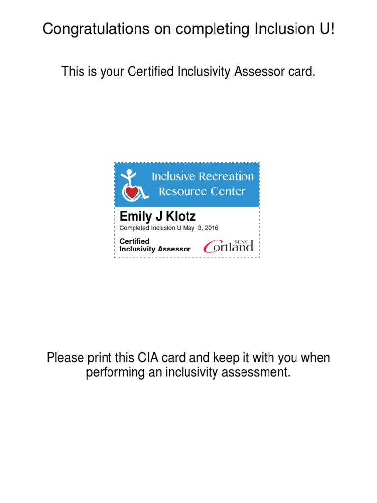 Cia Card | PDF