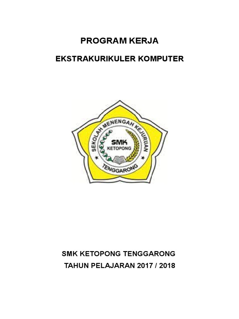 Program Ekstrakurikuler Komputer SMK | PDF | Seni