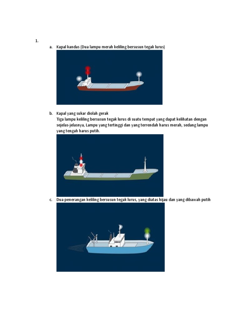 COLREG Regulation | PDF