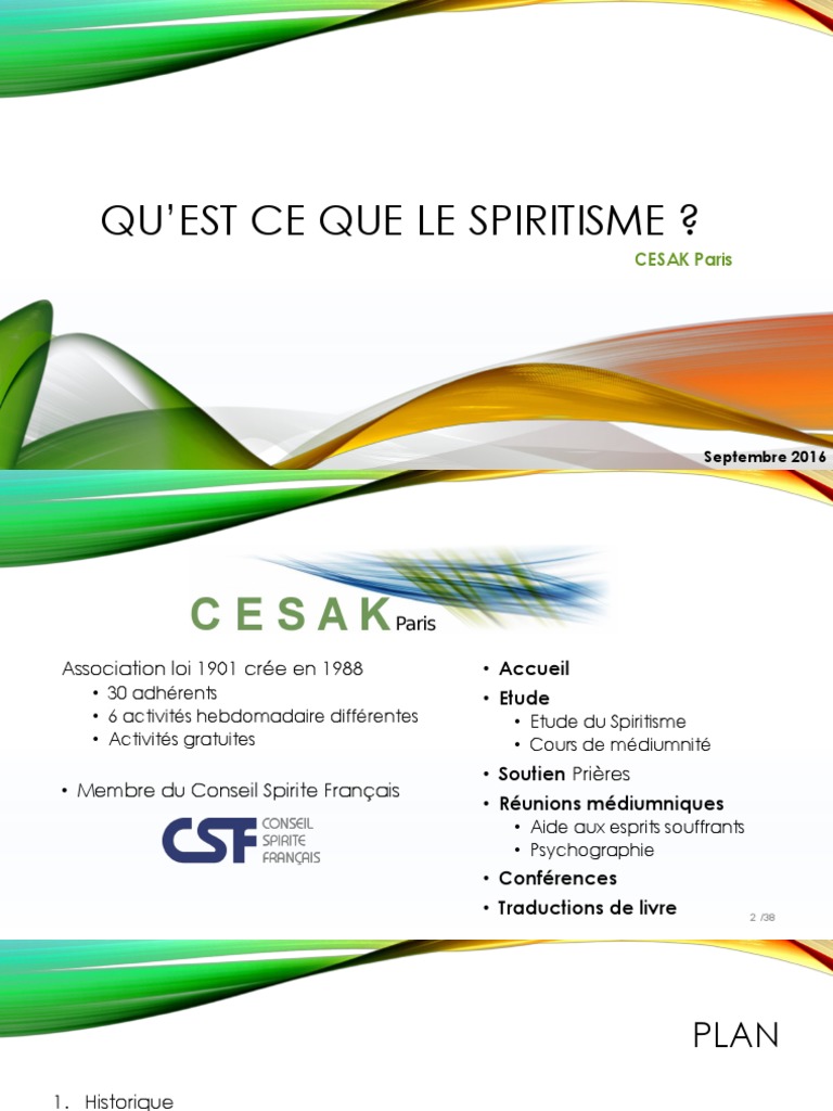 Introduction au Spiritisme et ses Fondements | PDF | Spiritisme ...