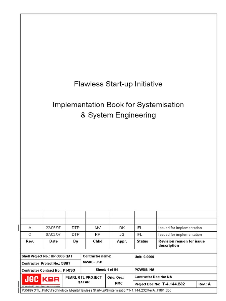 QSGTL T-4144232 Systemisation Book | PDF | System | Systems Engineering