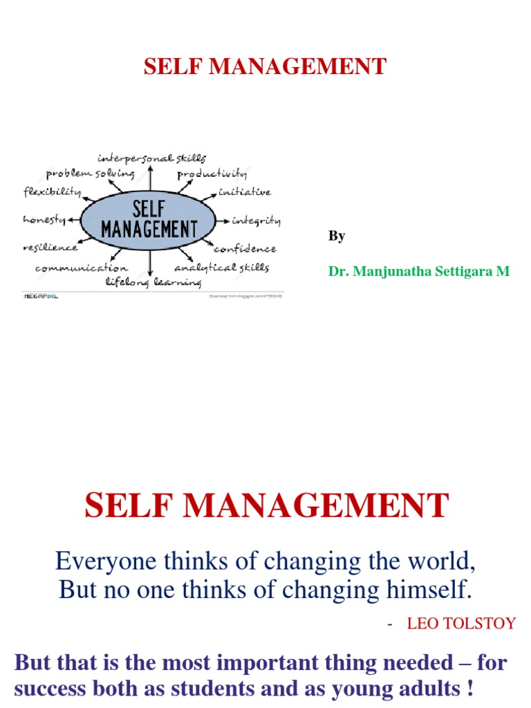 Self Management For Personal Success | PDF | Learning | Psychology
