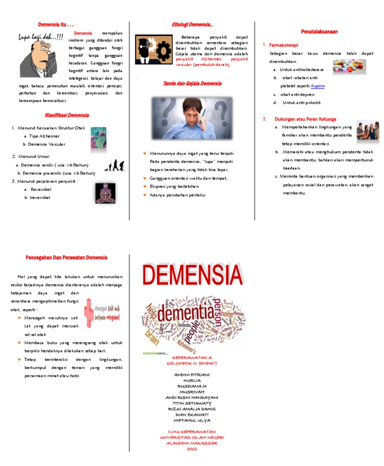 Leaflet Demensia | PDF