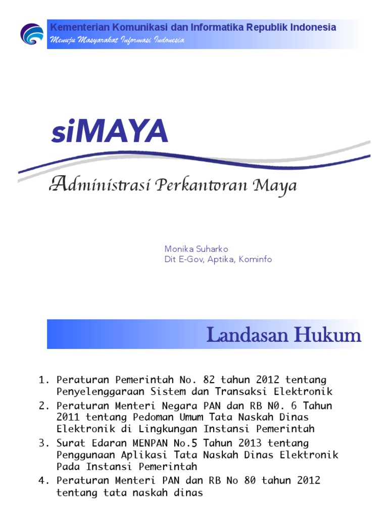Slide Simaya | PDF