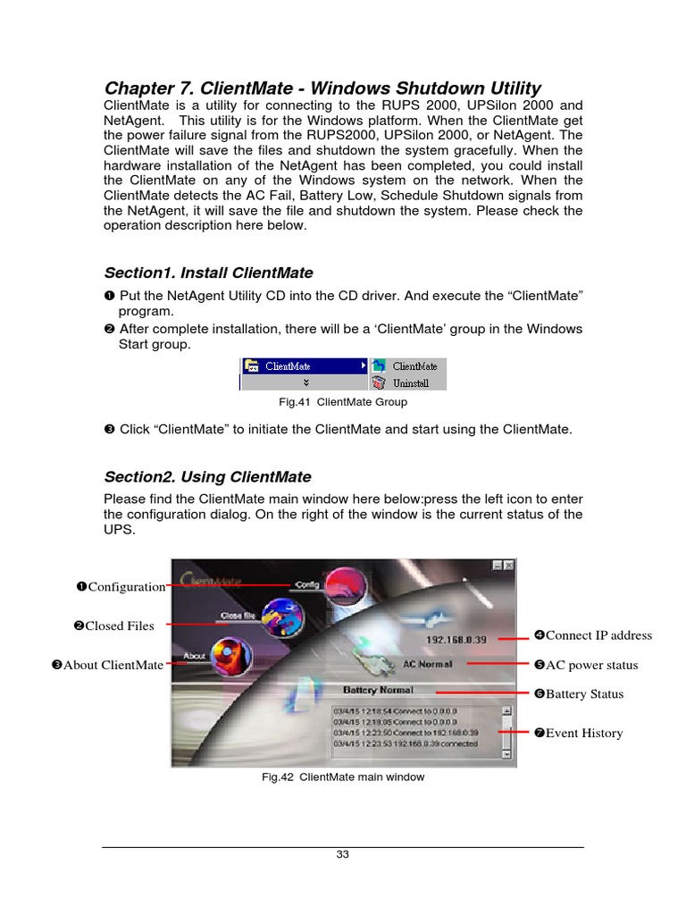 Client Mate Manual | PDF | Windows 2000 | Computing Platforms