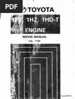 Toyota Forklift Engine 1dz II Model Service Repair Manual | PDF