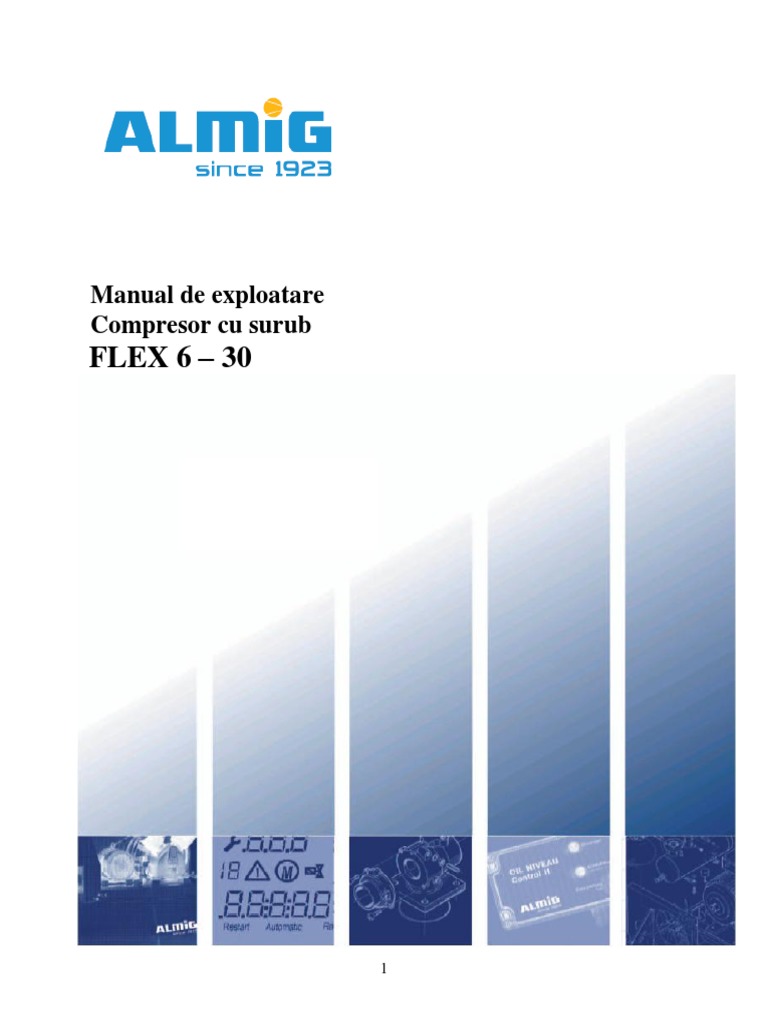 Manual Compresor ALMIG FLEX DRIVE 22 PDF | PDF