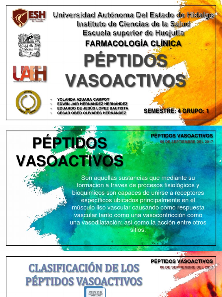 Peptidos Vasoactivos | PDF | Angiotensina | Hipertensión