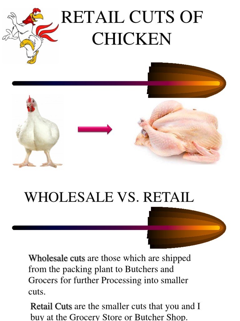 Retail vs Wholesale Chicken Cuts | PDF | Cooking, Food & Wine