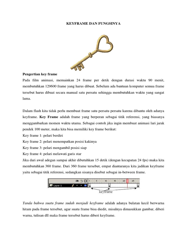 Keyframe Dan Fungsinya | PDF