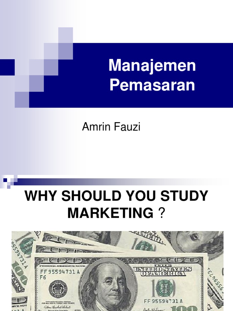 Manajemen Pemasaran: Amrin Fauzi | PDF