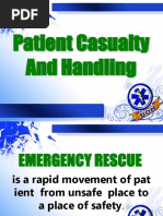 Patient Casualty Handling | PDF | Prevention | Safety