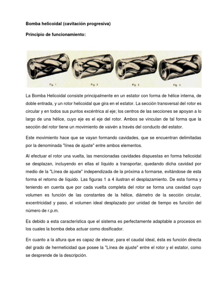Bomba Helicoidal | PDF | Bomba | Engranaje